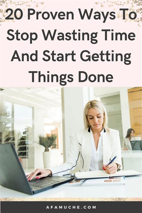 How to stop wasting time and becoming productive – Artofit