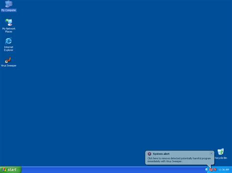 Virus Sweeper Removal Report