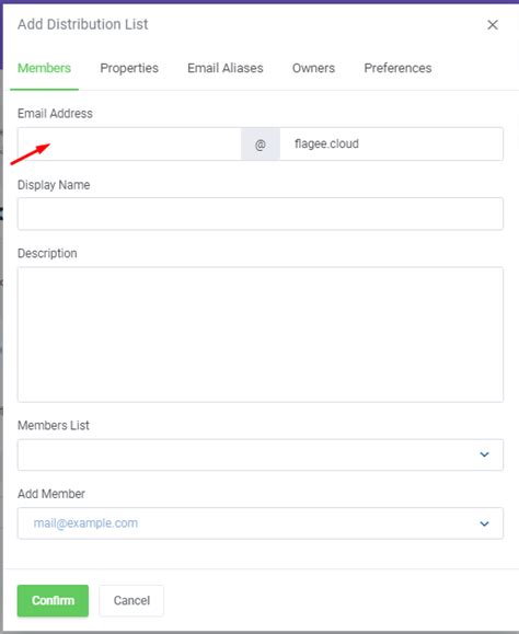 Criar Lista De Distribuição Base De Conhecimento Flagee Cloud
