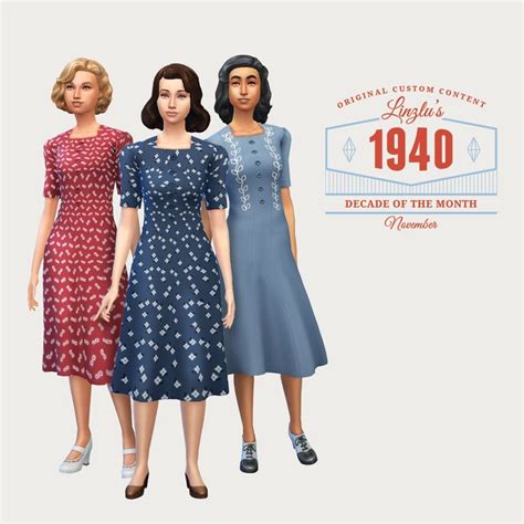 Discover 110 1940s Cc And Sims 4 Ideas Sims 4 Clothing Sims Maxis