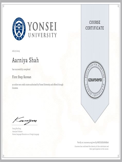 Coursera Certificate Pdf Business