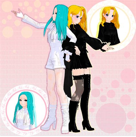 Mmd Tda Bw Duo By Cassadre On Deviantart