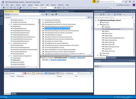 Lesson 2 Programming Overview Autodesk Inventor
