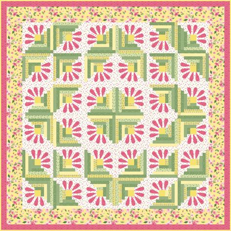 Coneflower Corner Quilt Pattern Quilting Books Patterns And Notions