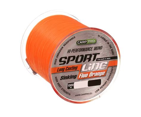 Купить Леска Carp Pro Sport Line Fluo Orange 1000м - в Киеве, Одессе ...