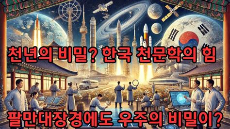팔만대장경에도 우주의 비밀 한국의 고대 천문학과 현대 우주 산업 2040년까지 1조 달러 Youtube