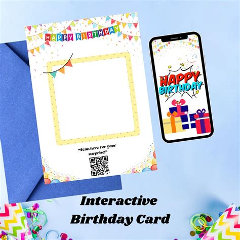 Interactive Birthday Card Printable With Qr Code Fun Digital Birthday Surprise Unique Youtube