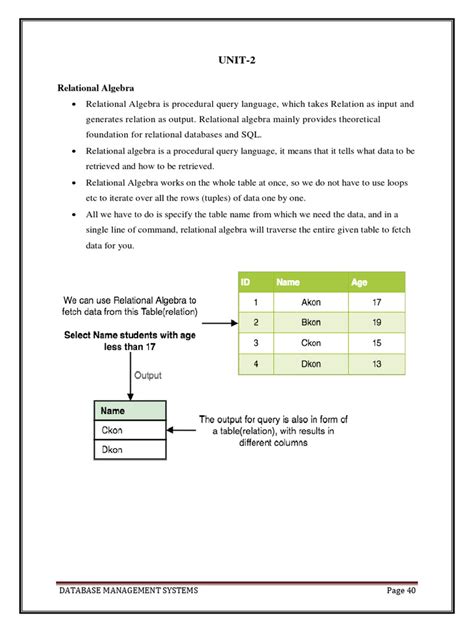 Database Management Systems 40 54 Download Free Pdf Relational Model Relational Database