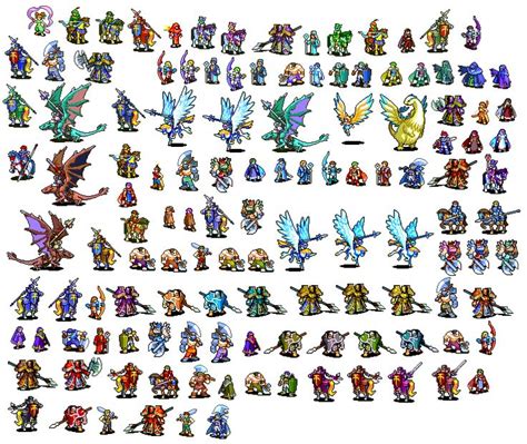 Sprite Sheets Rpg Sprite Sheet Different Sprites Types Of Sprites