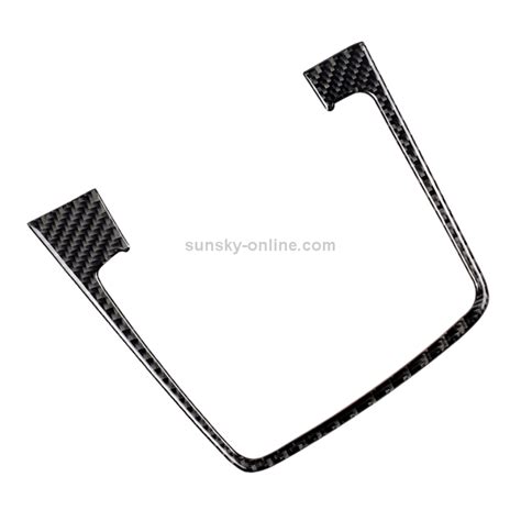 자동차 탄소 섬유 기어 위치 패널 프레임 장식 스티커 폭스 바겐 골프 7 2018 구멍 및 시작 및 중지 없음 왼쪽 드라이브