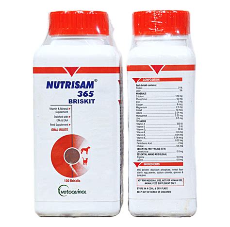 Vetoquinol Nutrisam 365 Calcium Supplements For Dogs And Cats Supertails