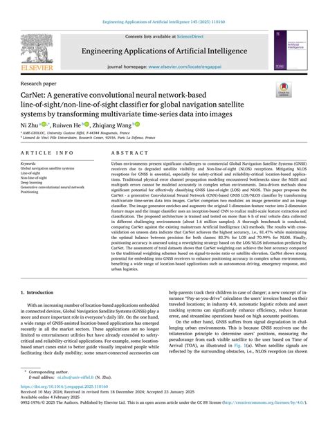 Pdf Carnet A Generative Convolutional Neural Network Based Line Of Sightnon Line Of Sight