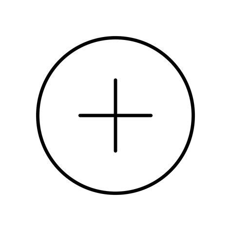 Plus Sign Vector Icon Vector Art At Vecteezy