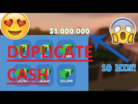 How To DUPLICATE CASH MONEY In JAILBREAK INFINITE CASH YouTube