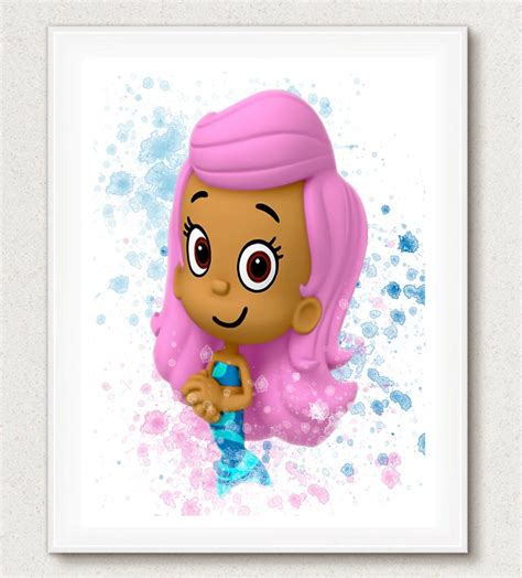 Bubble Guppies Bubble Guppies Decor Bubble Guppies Poster Nursery Poster Bubble Guppies Art