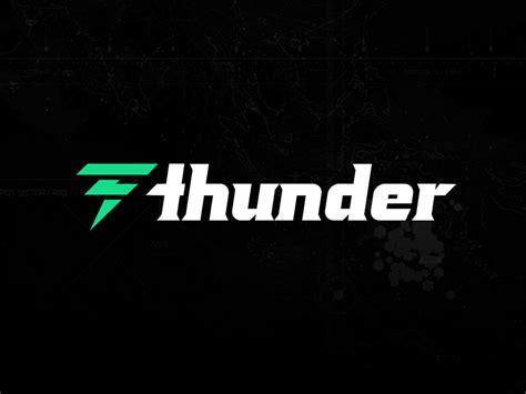 Minimalist Thunder Logo Design
