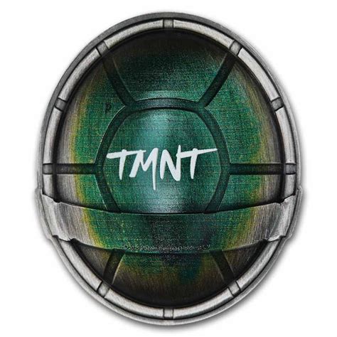 Buy 2025 15 Oz Silver Tmnt Colorized Domed Shell Antiq Apmex