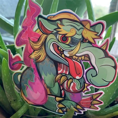 Baku 獏 [yokai] Poster Art Sticker Art Japanese Folklore