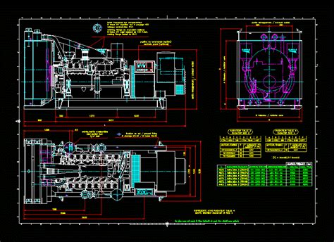 Generator In Dwg 27559 Kb Cad Library