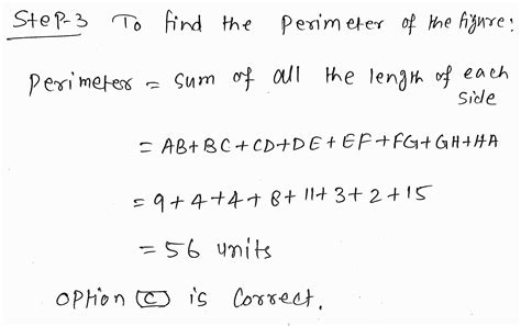 [solved] 13 what is the perimeter of the figure on the coordinate