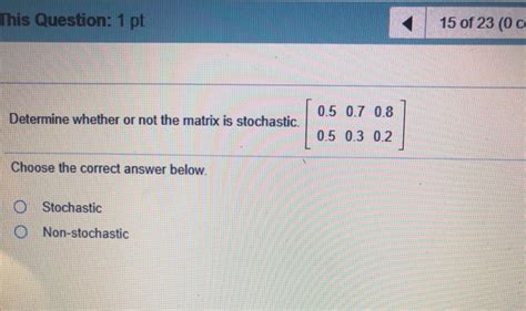 Solved This Question Pt Of Determine Whether Or Chegg