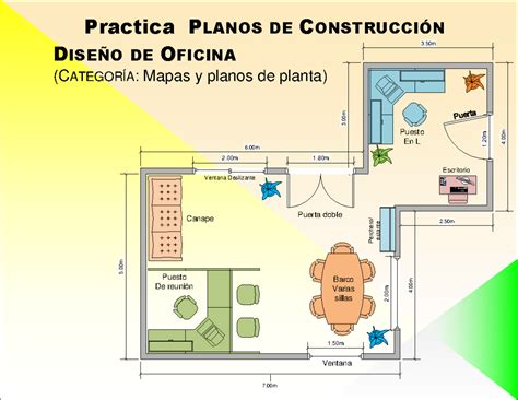 Mapas Y Planos De Planta 2 4 3 3 6 5 7 4 Ventana Puerta Doble Canape