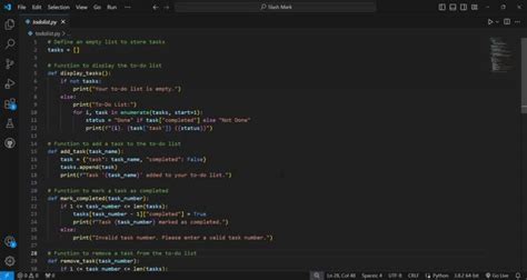 python todolist slashmarkinternship bollu poojitha