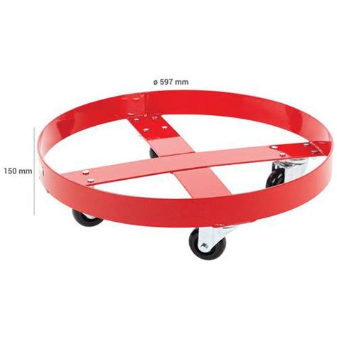 Drum Trolley 410kg Dolly Rapid Racking