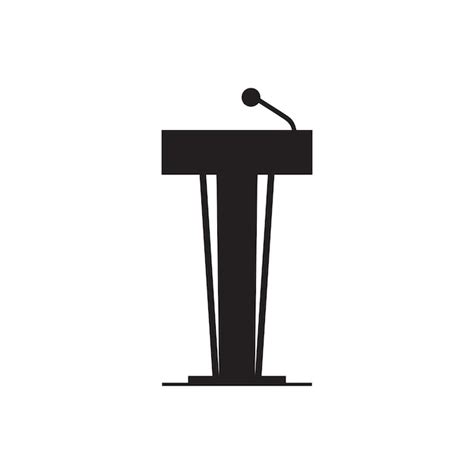 Premium Vector Podium Icon Vector Illustration Template