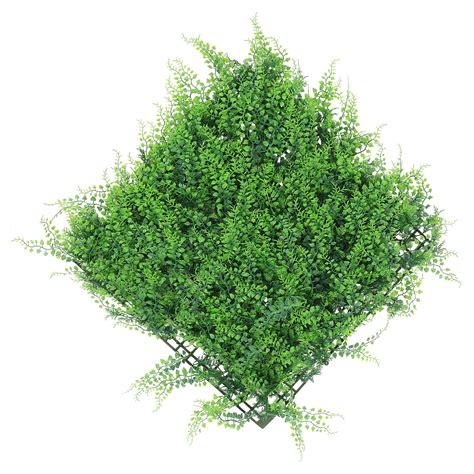 Realistic Faux Grass Wall Panel Expandable Fence Greenery For Courtyard