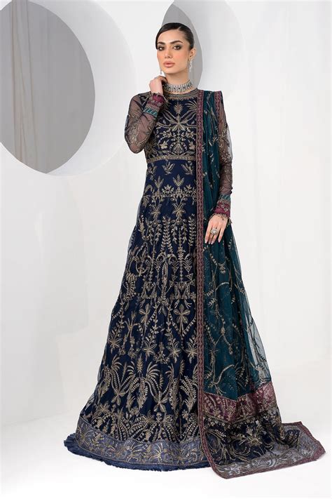 Zarif La Celeste Luxury Formal Collection Zlc 01 Blueberry Yourlibaas