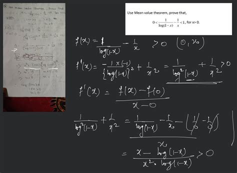 Use Mean Value Theorem Prove That Filo
