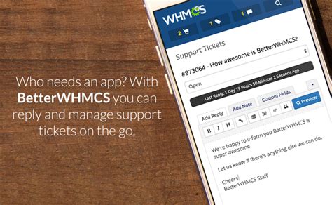 Betterwhmcs Mobile Admin Theme Whmcs Marketplace
