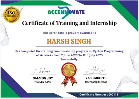 Harsh Singh On Linkedin Six Weeks Down Python Skills Up Thanks For
