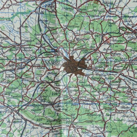 Rafusaaf Flight Map Osnabruck 91st Bg