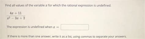 answered find all values of the variable x for… bartleby