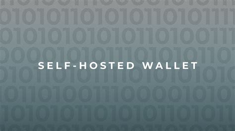 there s no such thing as a self hosted wallet foundation