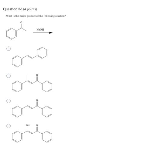 Solved Question Points Predict The Major Product For Chegg