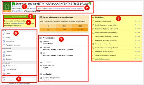 Tutorial How To Create A Promotion To Redeem Codes Easypromos