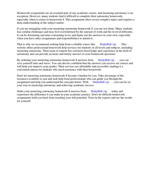 Mastering Astronomy Homework 8 Answers Pdf Homework Greenhouse Effect