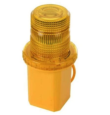 Yellow Flashing Emergency Lights Solar Flash Warning Signal Light