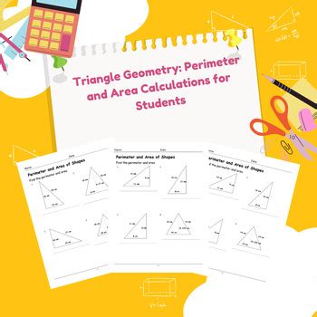 Mastering Geometry: Perimeter and Area of Triangles Made Simple | TPT