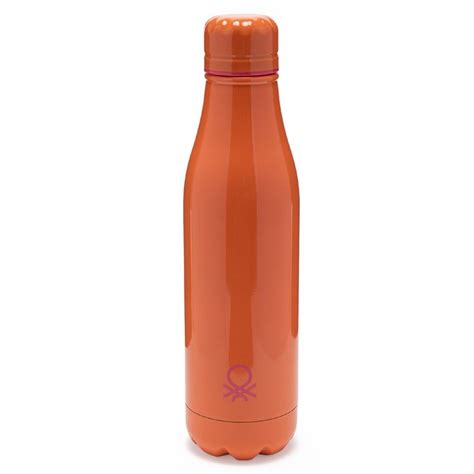Benetton Botella De Agua 500 Ml Brillante Acero Inoxidable Benetton