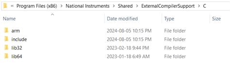 64 Bit Header Files Missing Ni Community