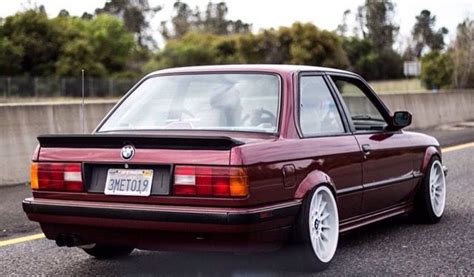 White Wheels For Bmw E30 Classic Cars
