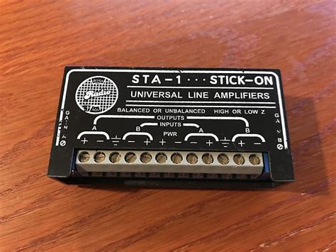 RDL Radio Design Labs STA 1 Universal Line Amplifier Reverb