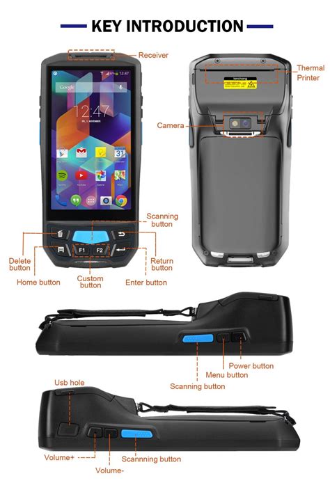 China Industrial Rugged Pda Qr Code Scanner Android With Rfid Nfc China Pda Qr Code Scanner