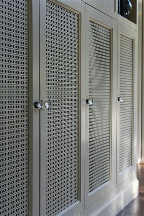 Elegant Metal Cabinet Doors For A Refined Home Home Cabinets