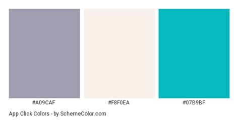 App Click Color Scheme Blue