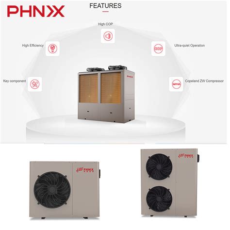 Buy Phnix 380v 50hz Commercial Heat Pump Air Water 30kw Monoblock Air